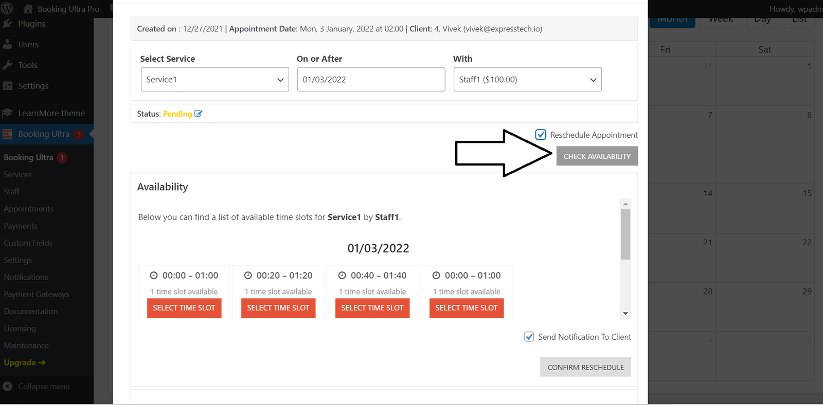 How To Reschedule an Appointment? – Booking Ultra Pro